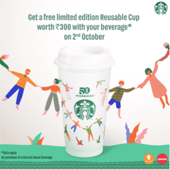 A gift that gives back: Starbucks India offers free limited edition ...