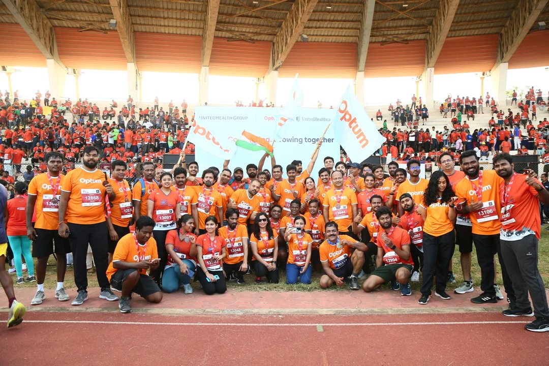 Optum participates in the Hyderabad Marathon with unparalleled employee ...