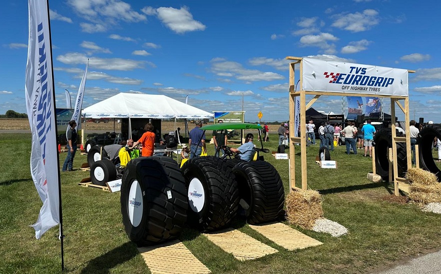 TVS Eurogrip Tyres showcases new range of agricultural radial tyres at ...