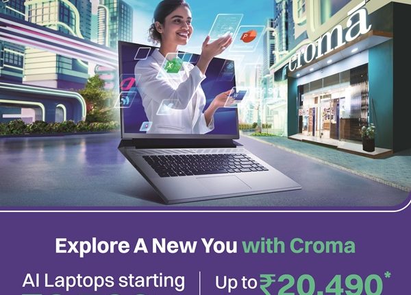 Croma's Back to Campus Sale: AI laptops starting at INR 2799 per month ...